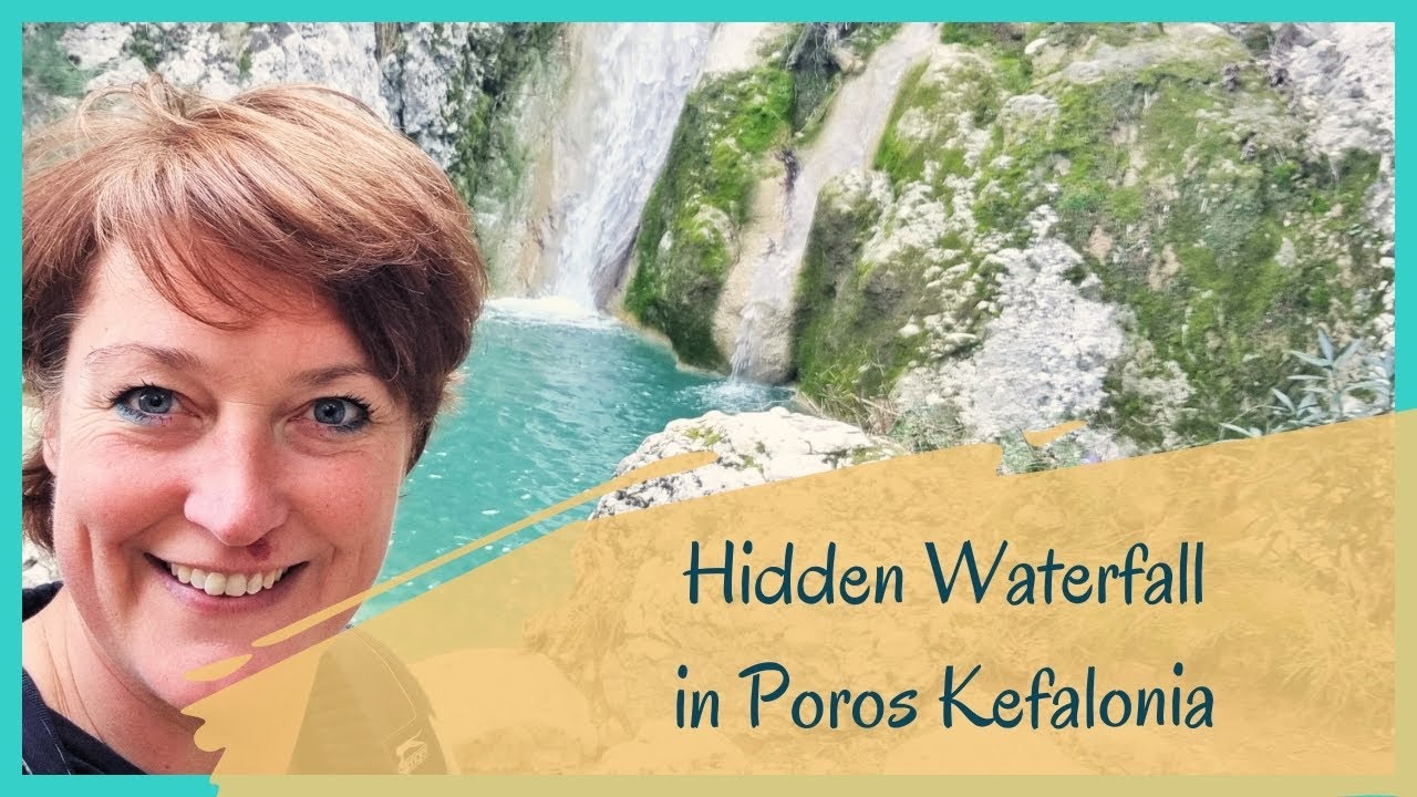 "Potistis Waterfall FULL Walk in Poros, Kefalonia | Hidden Winter ...