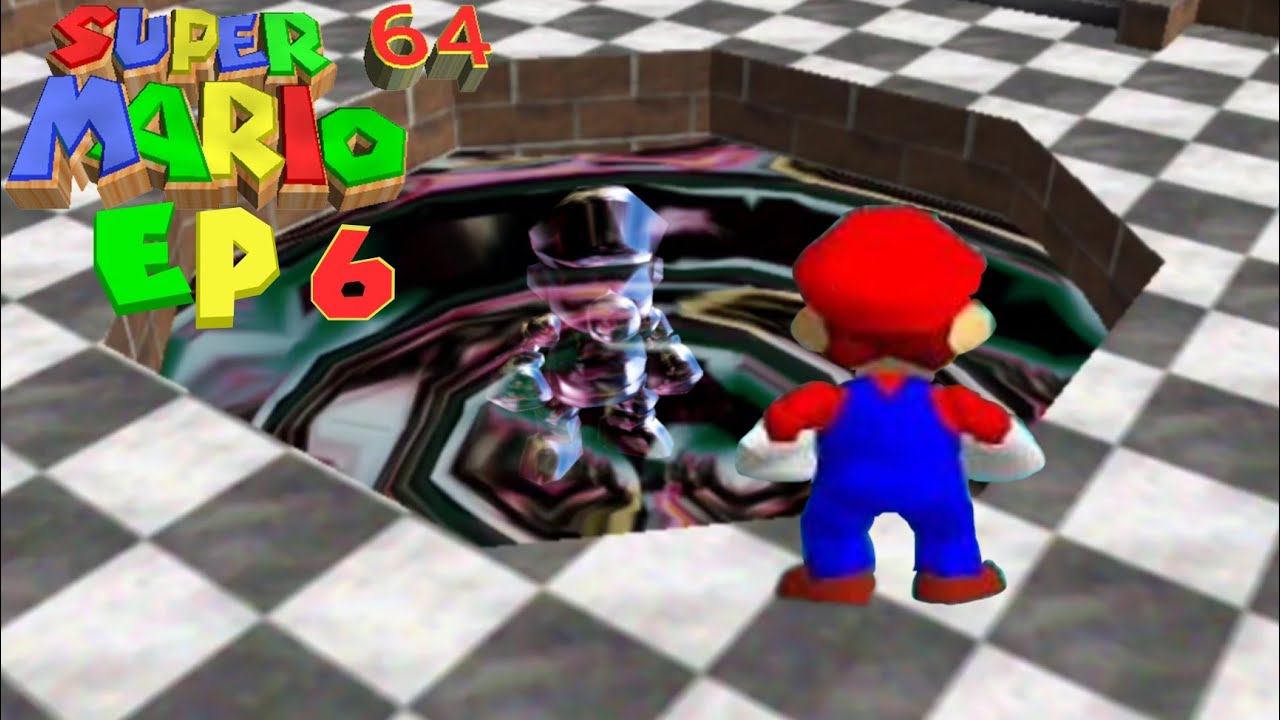 Super Mario 64 Ep 6 Entrando a las cañerías del castillo XD - YouTube