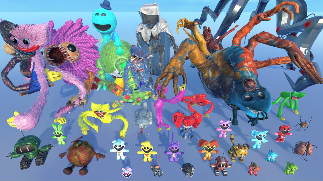 Poppy Playtime Chapter 4 Size Comparison | 3D Monster Animation - YouTube