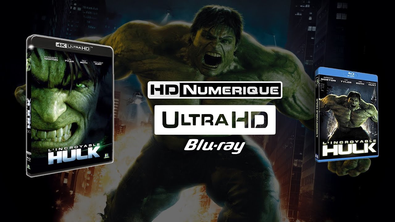 L'Incroyable Hulk (The Incredible Hulk) : Comparatif 4K Ultra HD vs Blu ...