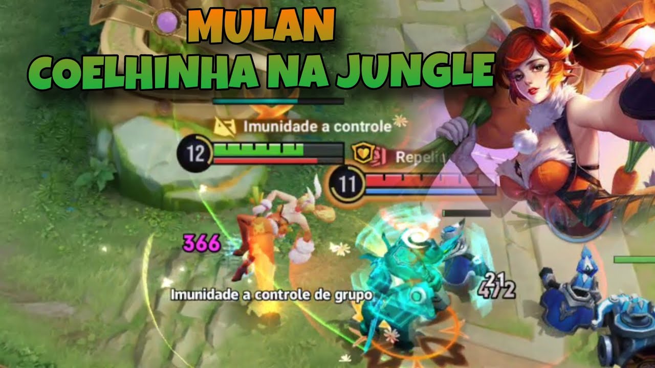 MULAN JUNGLE TANK AGIL E FORTE | HONOR OF KINGS - YouTube