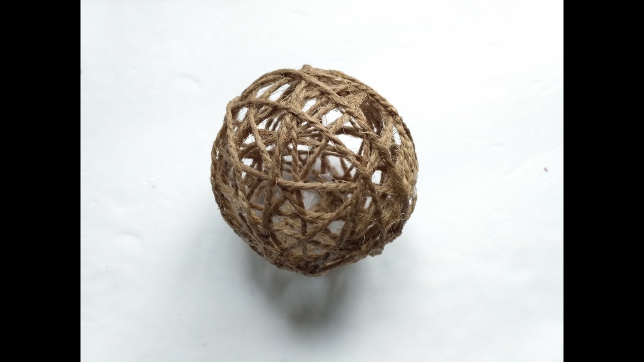 Jute twine ball - YouTube