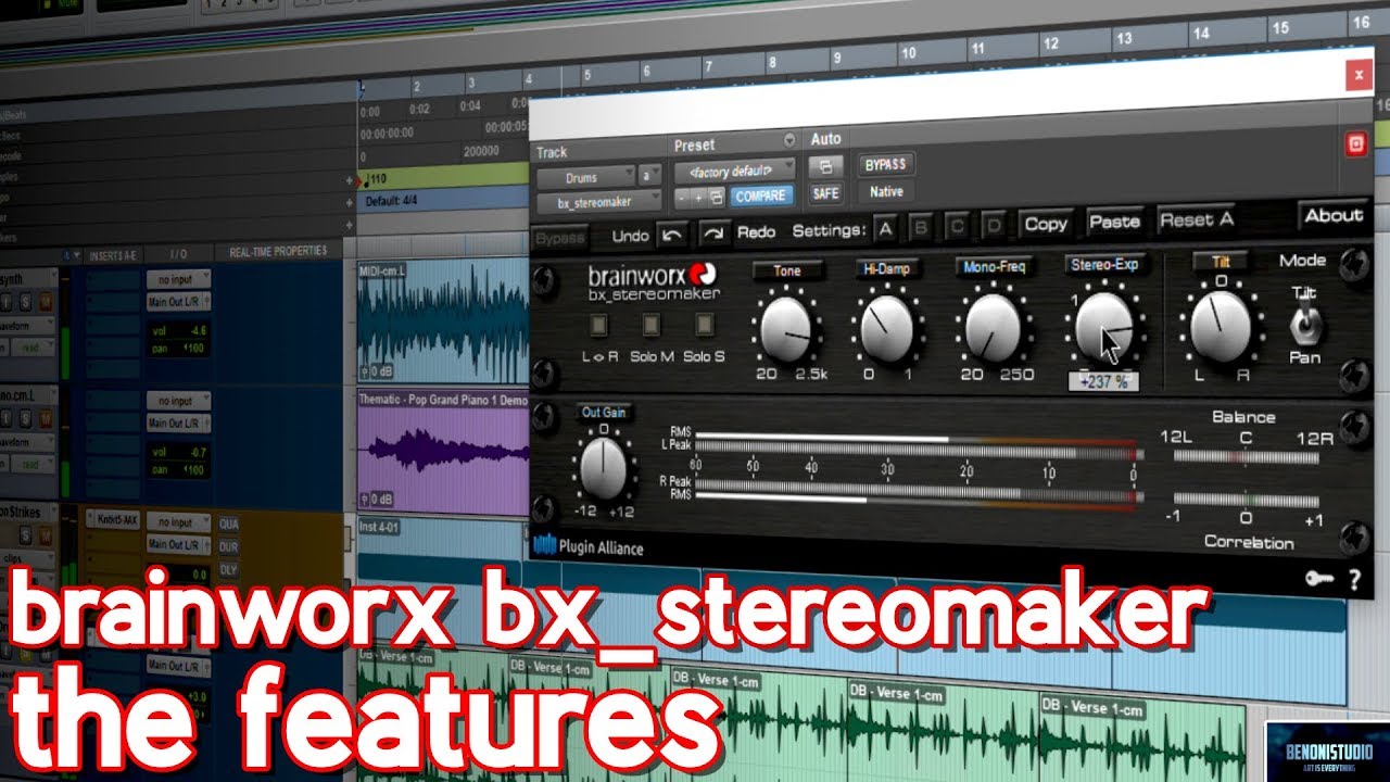 PLUGIN ALLIANCE BRAINWORX BX_STEREOMAKER | THE FEATURES - YouTube