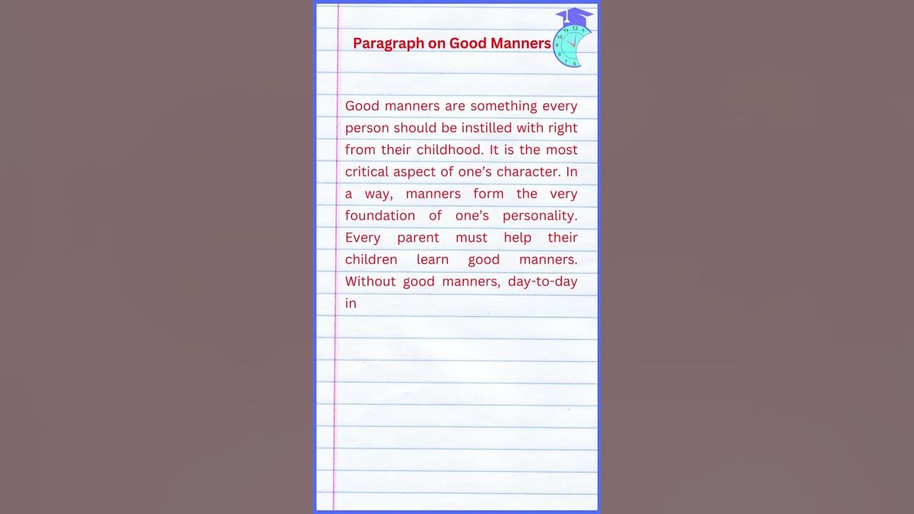 Paragraph On Good Manners YouTube paragraph-on-good-manners-youtube