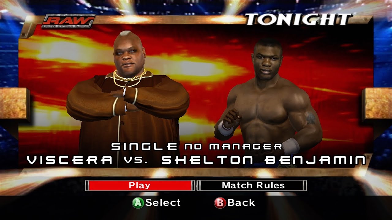 WWE SmackDown VS Raw 2007 Xbox360 - Viscera VS Shelton Benjamin [2K ...