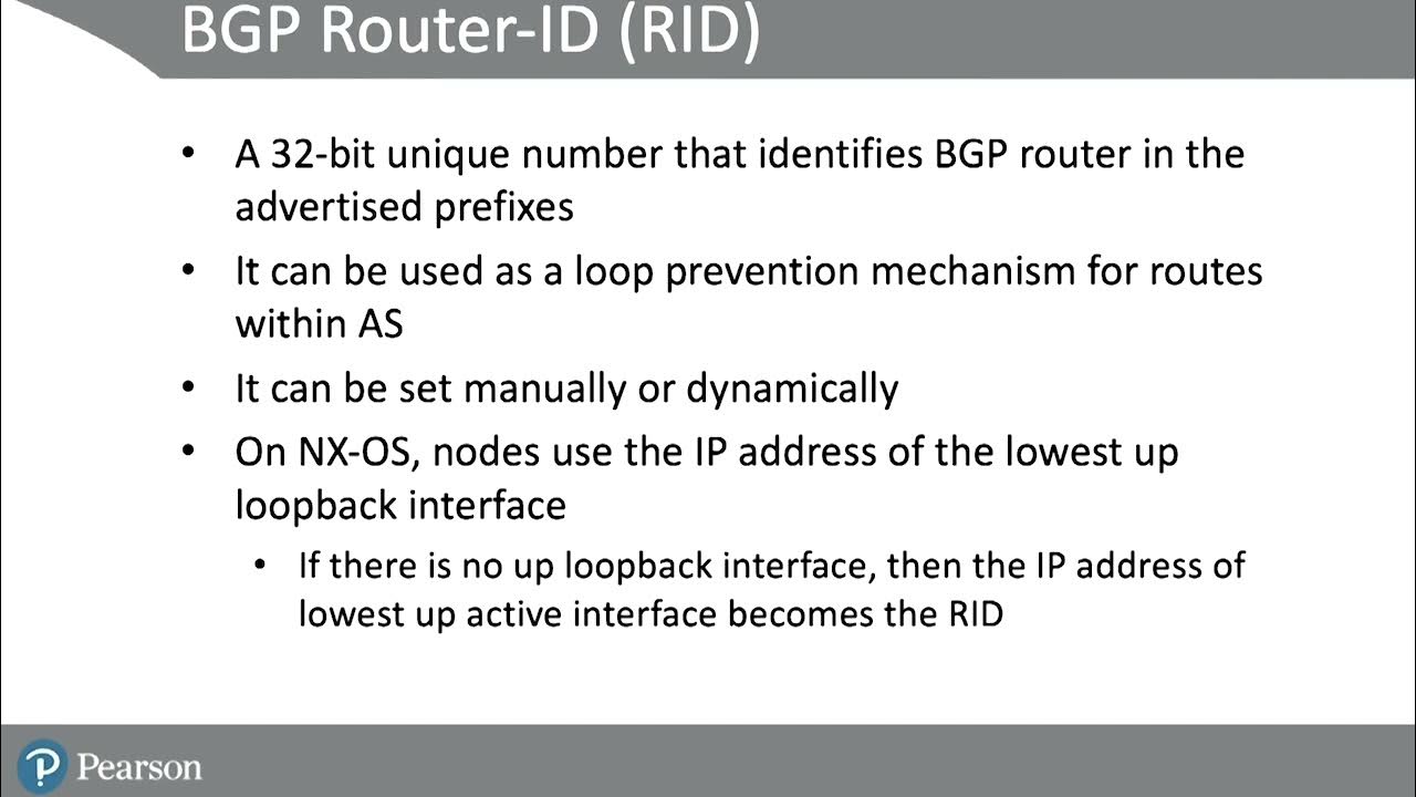012 2 1 Understanding BGP Fundamentals Technet24 - YouTube