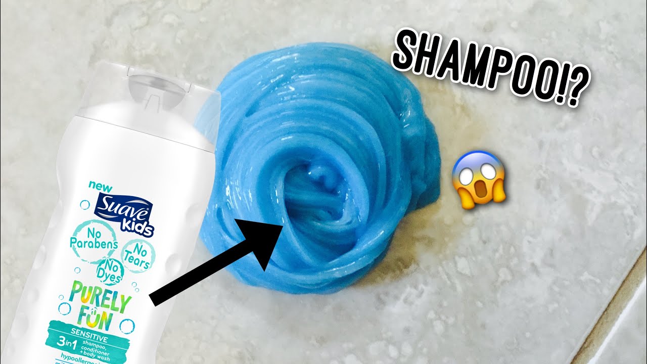 How to make slime with suave kids and pantene shampoo👍🏻👍🏻 - YouTube