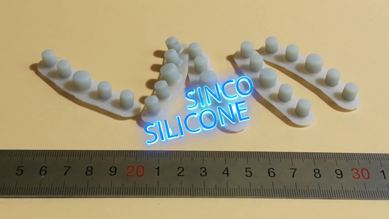 rubber keypad sample / conductive rubber keypad /silicone elastomer ...