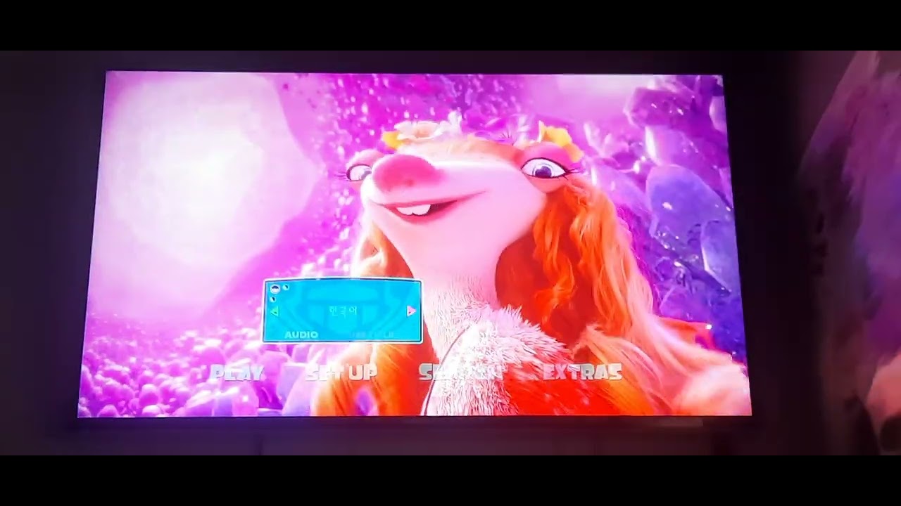 Ice Age 5 Collision Course 2016 UK Blu-ray Menu Walkthrough - YouTube