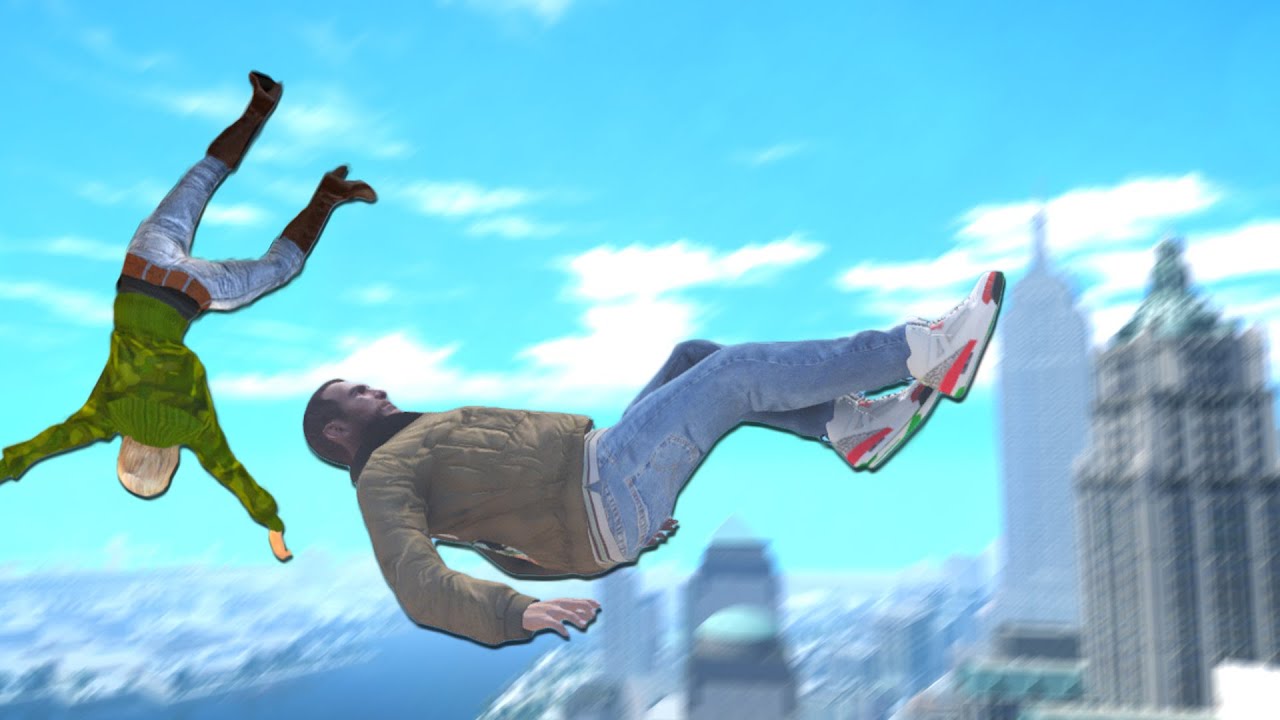 GTA 4 Jumps/Falls. Ragdolls vol.11 [Funny Fails moments] - YouTube