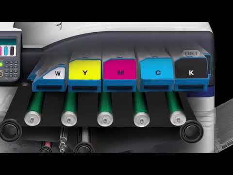 OKI Pro9541WT Comparision - YouTube