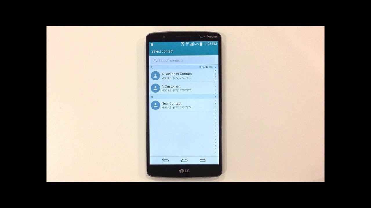 How to Add Speed Dial - LG G3 - YouTube