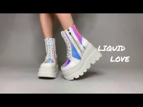Cape Robbin Liquid Love Platform Boots
