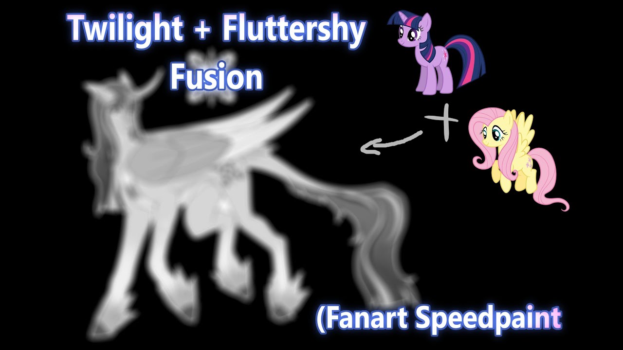 Twilight + Fluttershy Fusion (Fanart Speedpaint) - YouTube