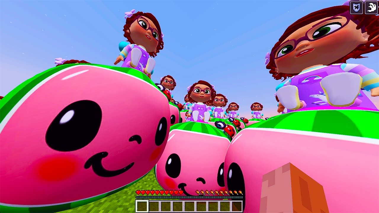This is Real COCOMELON in MINECRAFT and Bella - YouTube