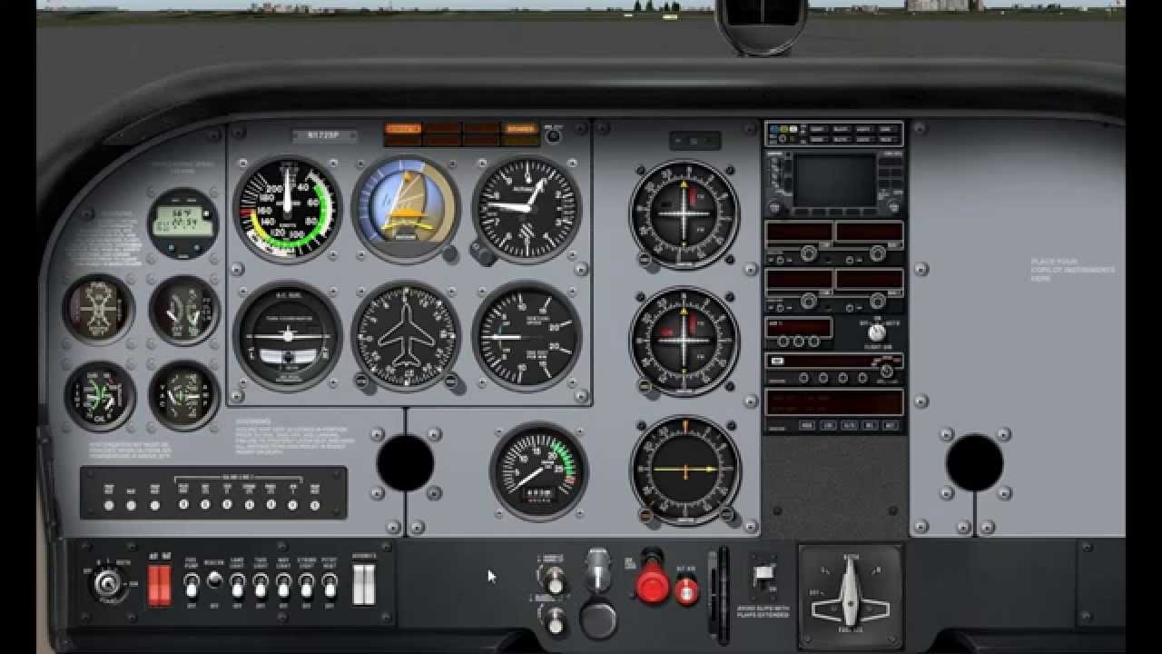Flight Simulator Lesson 5: Starting and Shutting down a Cessna - YouTube