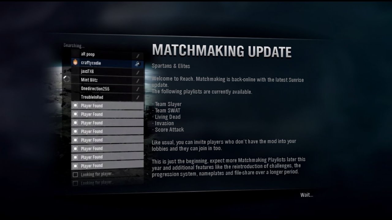 Halo Reach Matchmaking in 2024 on Xbox 360 (Halo Sunrise update!) - YouTube