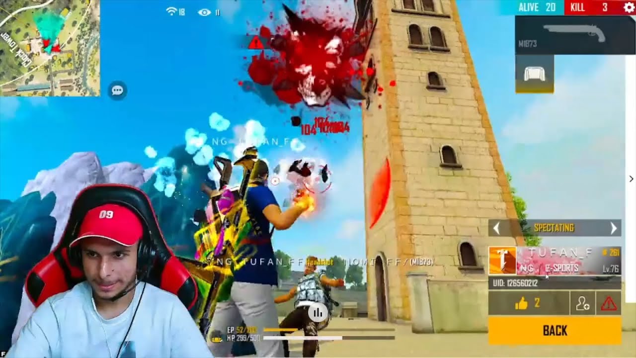 TUFAN FF 1V4 GAMEPLAY || GARENA FREE FIRE || @NonstopGaming_ - YouTube