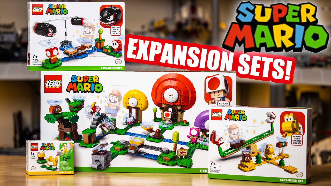 LEGO Super Mario EXPANSION Sets First Impressions! - YouTube