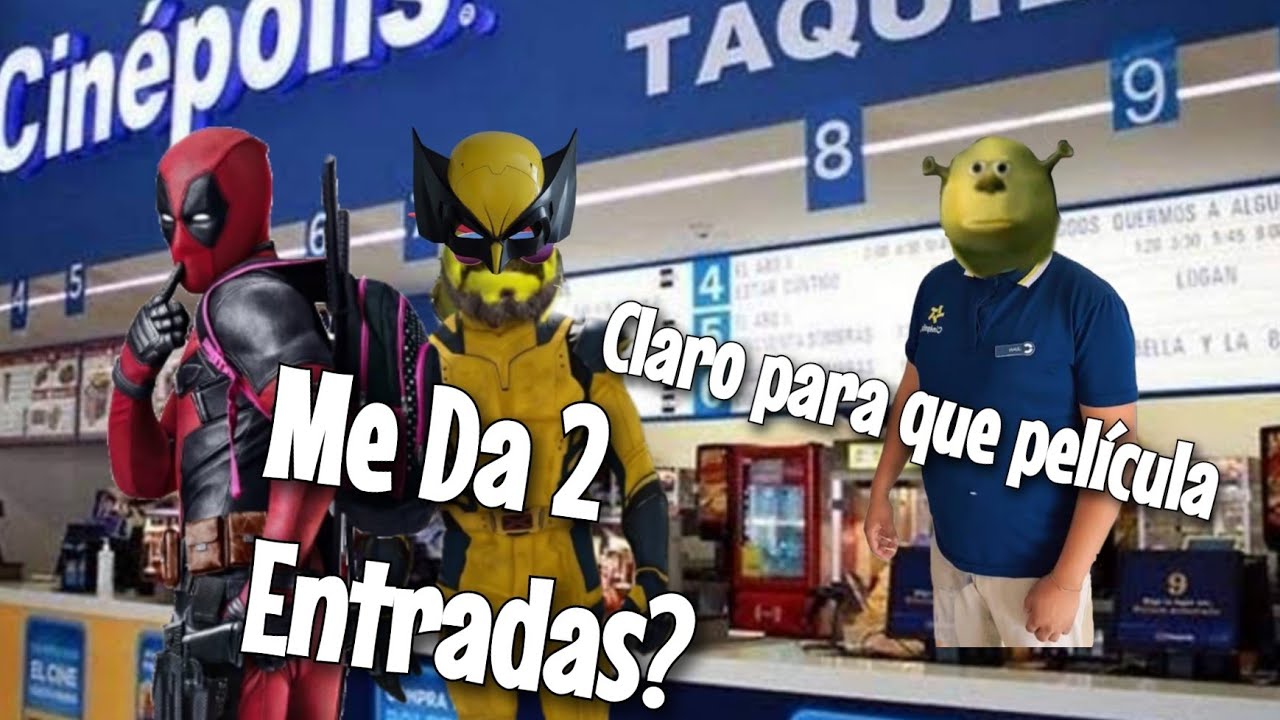 Las Locuras De Shrek Buchón T2 E3: Shrek Va A Ver Deadpool Y Wolverine ...