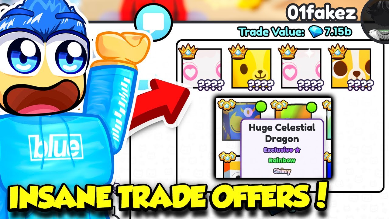 I Got INSANE TRADE OFFERS For My RAREST PET In Pet Simulator 99! - YouTube