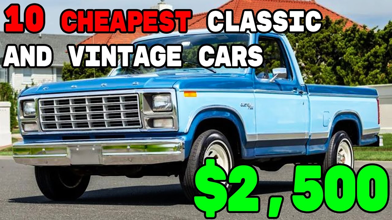 10 Classic Cheapest Cars for sale by Owners Online Now Under $5,000 ...