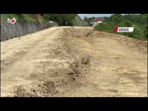 Gölyaka Bağlantı Yolunda Hummalı Çalışma