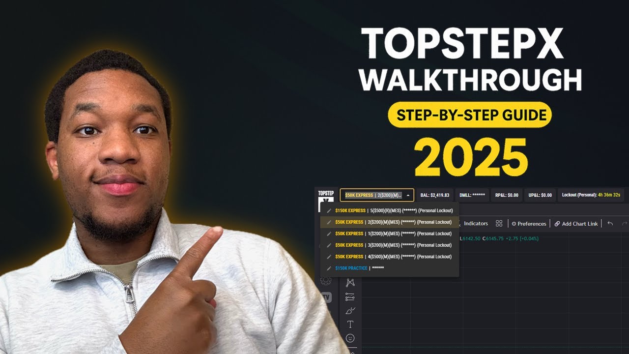 TopstepX 2025: Complete Platform Walkthrough (Step-by-Step for New Traders) - YouTube