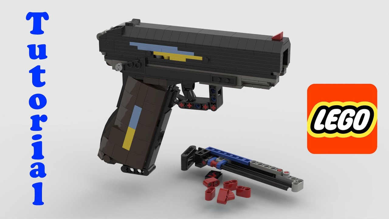 Lego toy gun that works from the game Call of Duty Makarov pistol ...