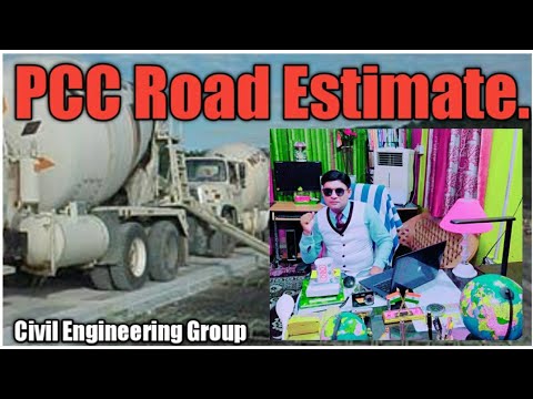 ROAD Estimate (PCC).....by ER.S AHMAD - YouTube
