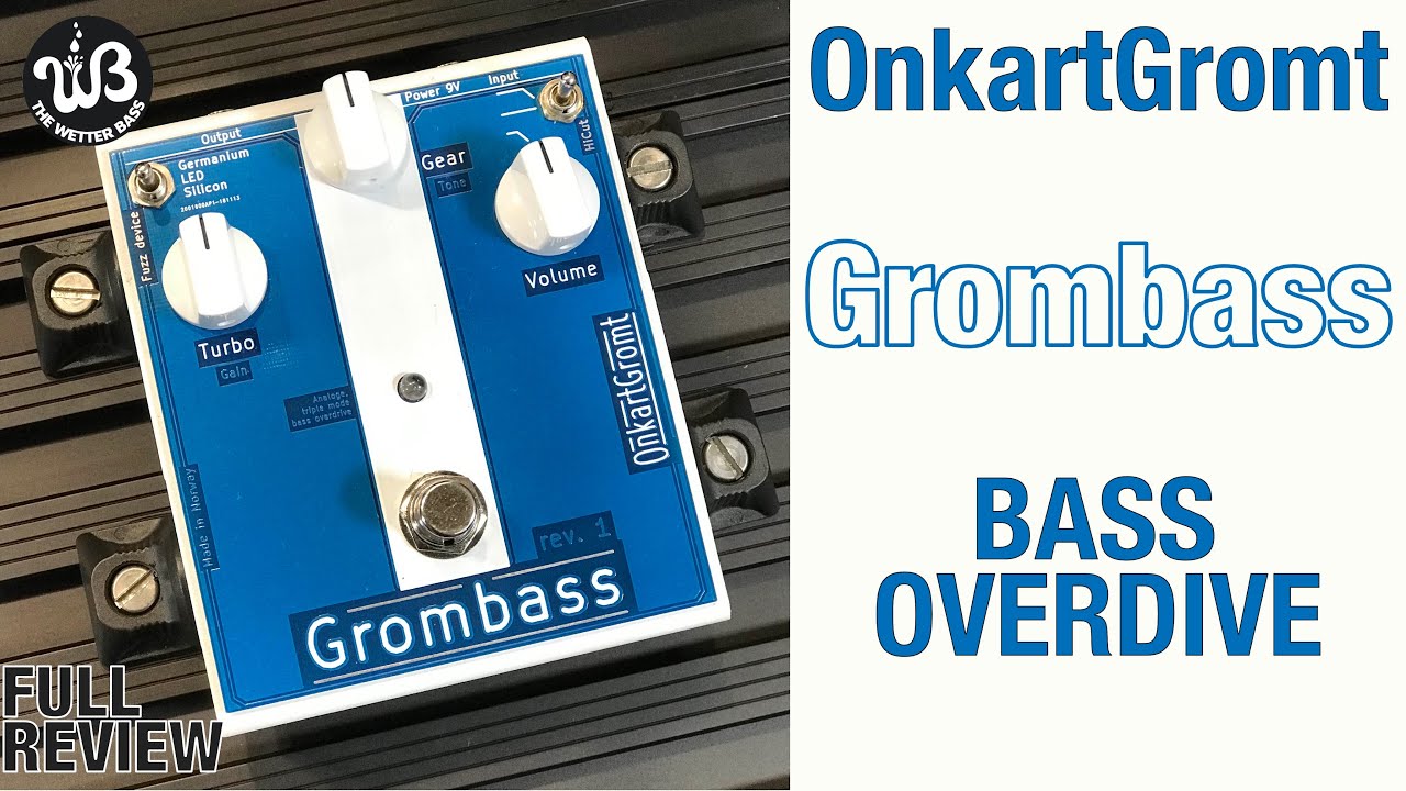 TURBO overdrive for BASS? The OnkartGromt Grombass - YouTube