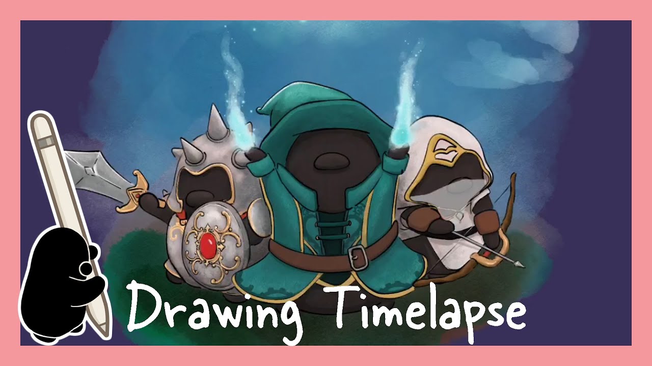 [Drawing Timelapse] Trine - YouTube