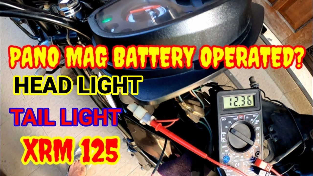 Paano Mag Battery Operated ng Motorsiklo l XRM 125 HONDA - YouTube