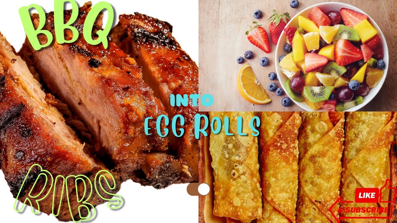 Delicious BBQ & fried Rib Egg Rolls: A Fusion Twist to Satisfy Your ...