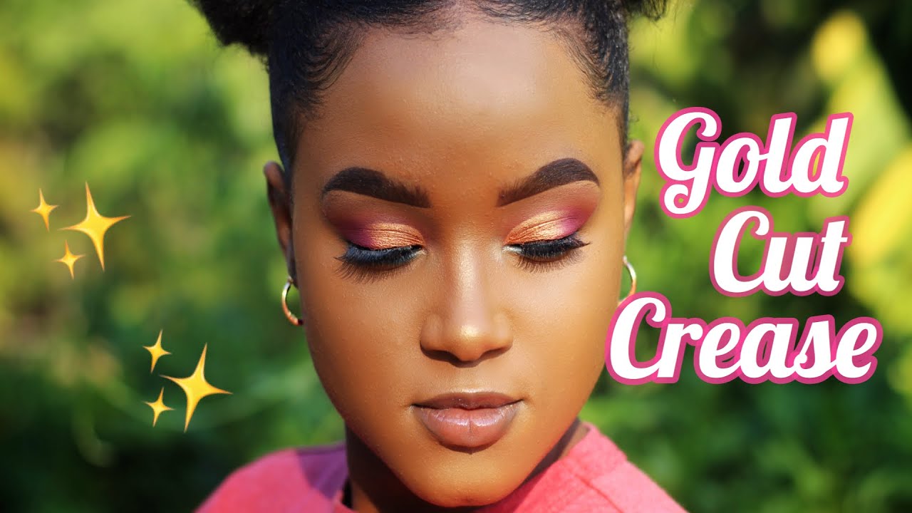 Gold Cut Crease Beginner Friendly II Hooded Eyes - YouTube