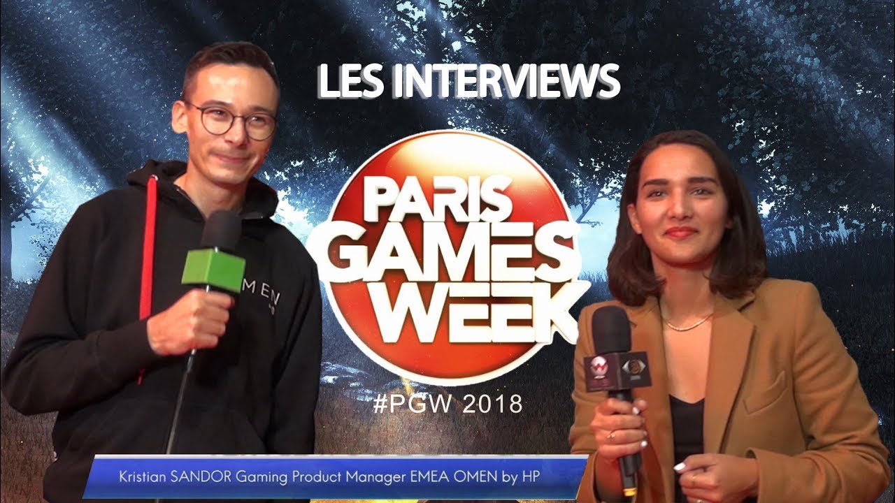 #PGW2018 Interview de Kristian SANDOR Gaming Product Manager OMEN by HP ...