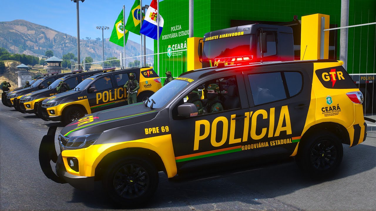 ABORDAGEN DO GRUPO TÁTICO RODOVIÁRIO GTR PMCE | GTA 5 POLICIAL - YouTube