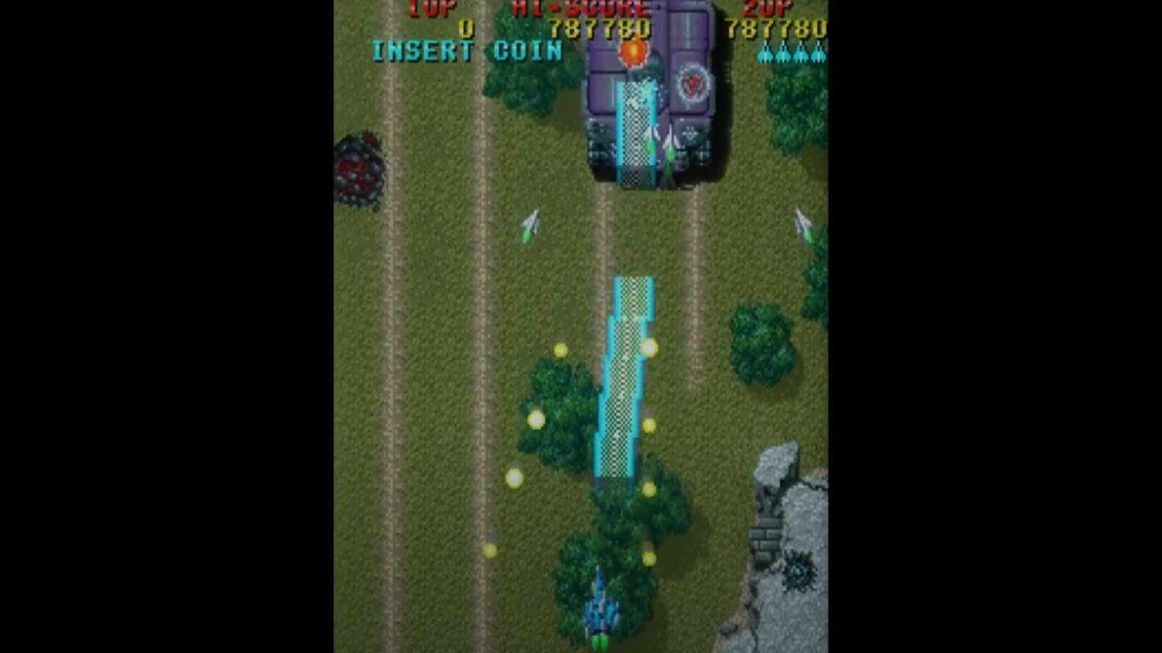 Raiden arcade, 2P, Blue Raiden game play, stage 4 - YouTube