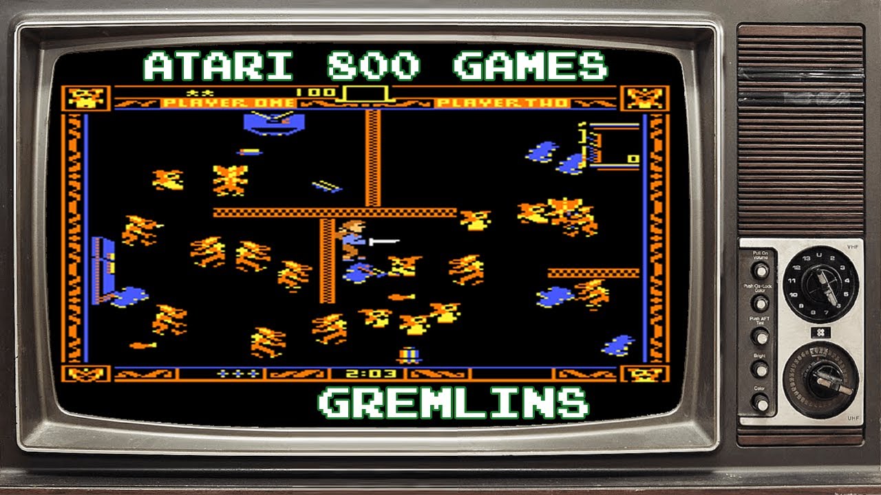Gremlins - Atari 800 XL - YouTube
