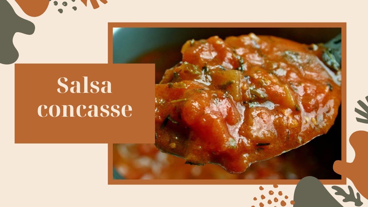 Salsa concasse fácil y rapida/cocina fácil #salsas - YouTube