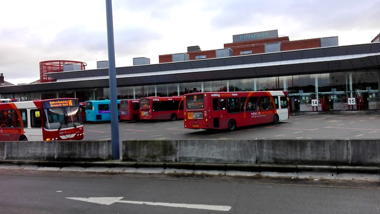 [🇬🇧UK] WARRINGTON: Autobusy na Dworcu "Warrington Interchange" - YouTube