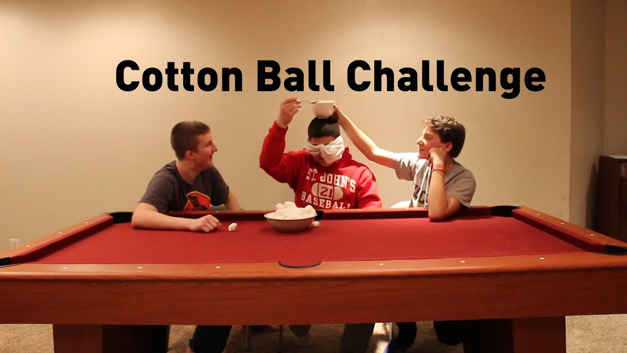 Cotton Ball Challenge - YouTube