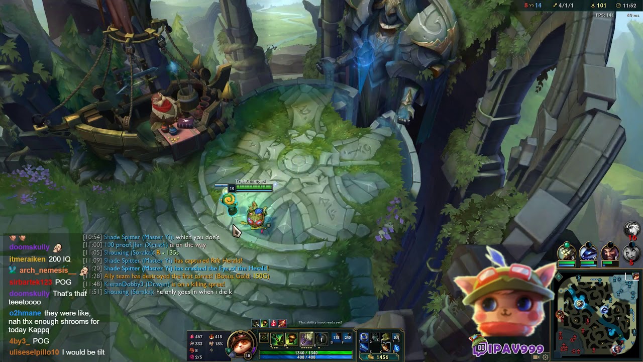 Teemo vs Renekton v9.13 - YouTube