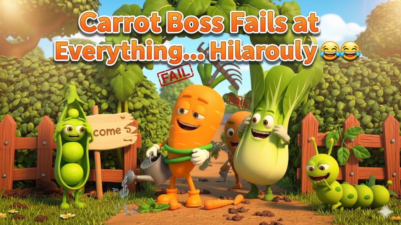 Carrot Boss Fails at Everything… Hilariously! 🤦‍♂️(Episode 1) | Comedy ...