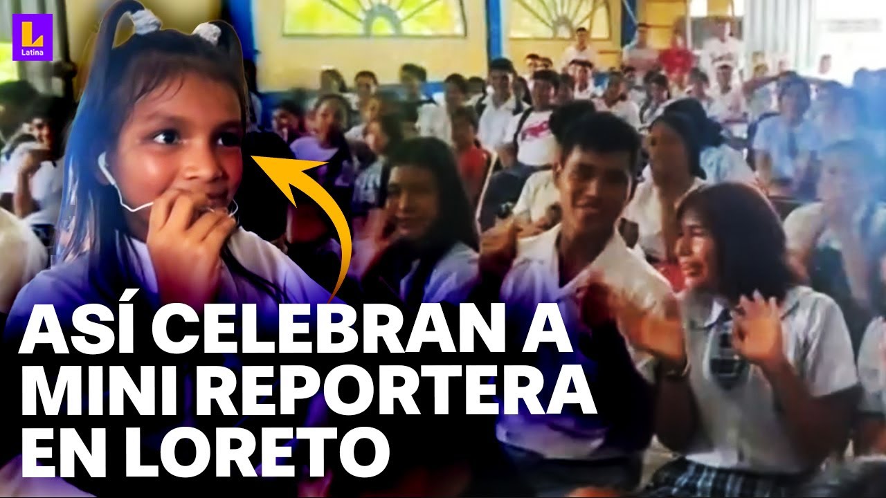 Mini reporteros de Latina: Así celebra Caballococha (Loreto) a Briana ...