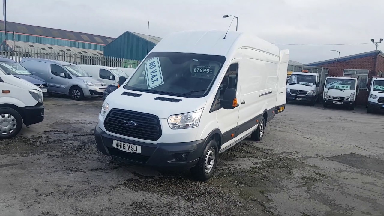 Ford Transit jumbo 2016 reg no vat - YouTube