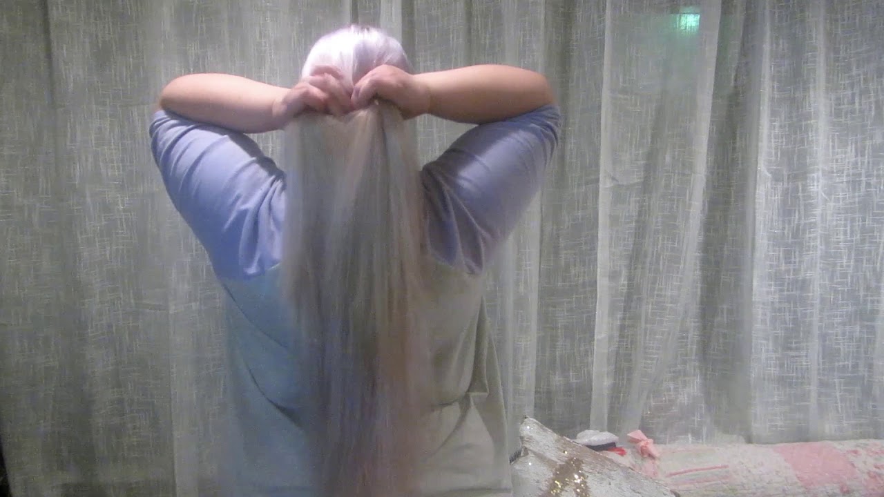 Hair play with braiding and ponytail - YouTube