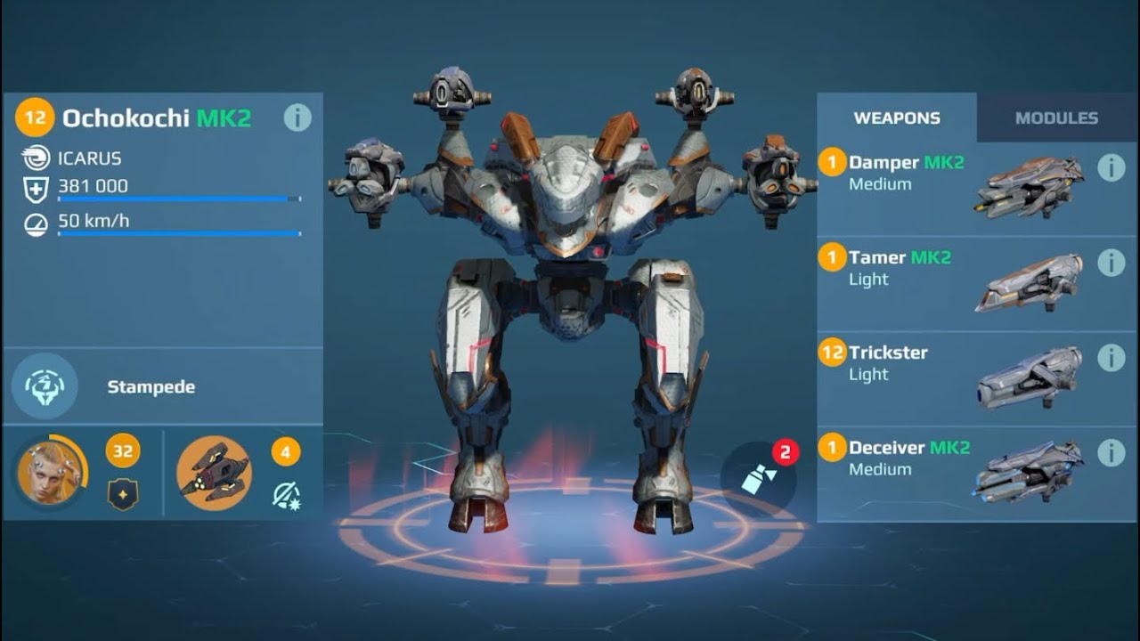 The best Ochokochi setup in War Robots - YouTube