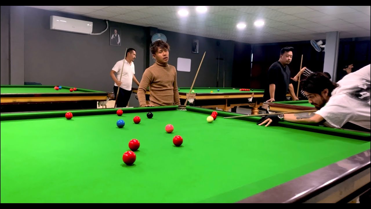 Yogesh Magar sanga snooker haniyo || voice of Nepal || birtamode - YouTube