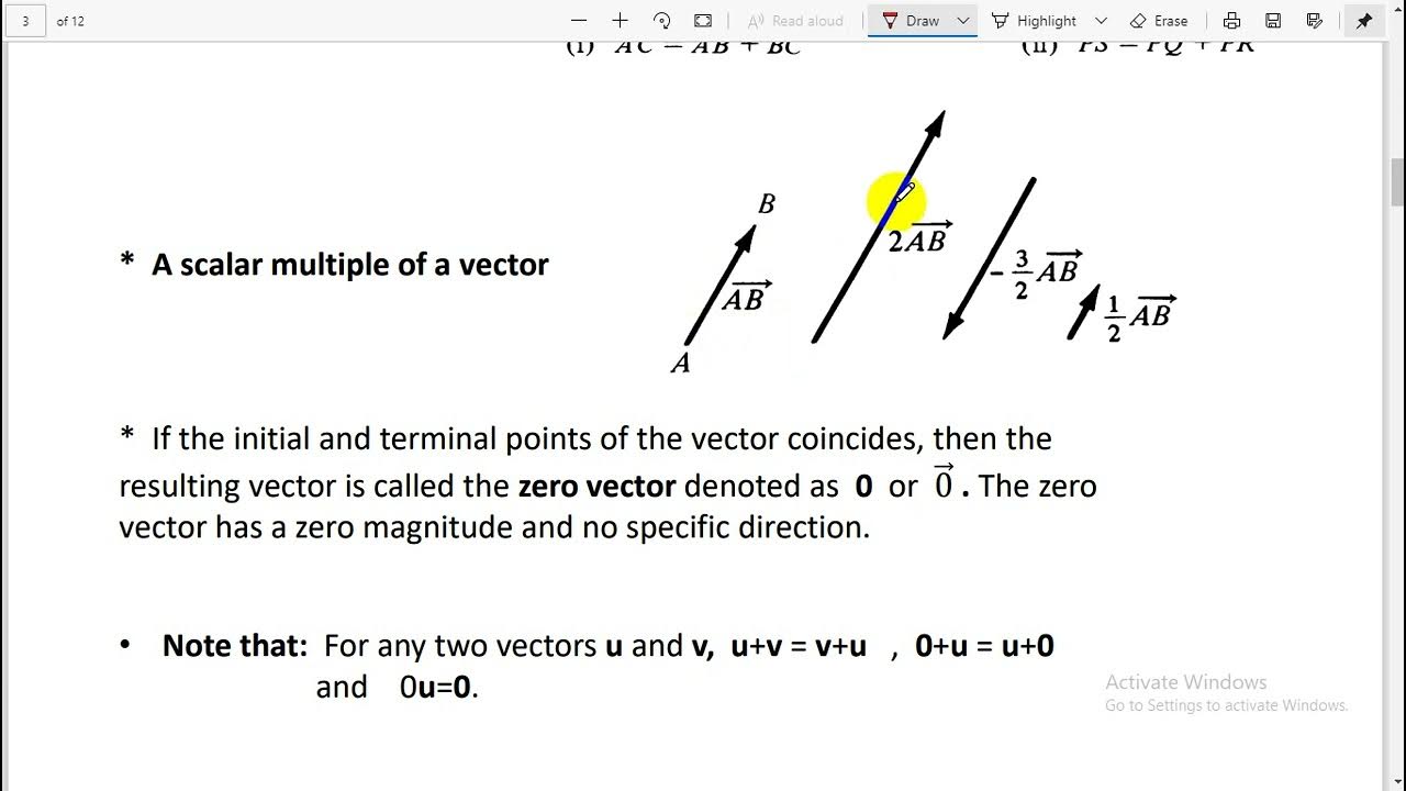 vectors in 2 and 3 dimensions - YouTube